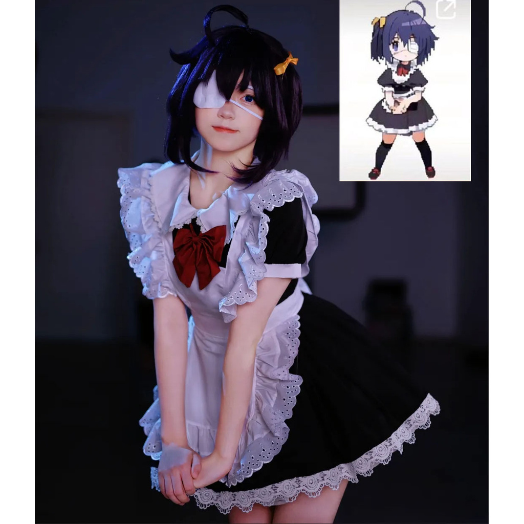 rikka takanashi cosplay Maid Costume chuunibyou cosplay rikka takanashi ...