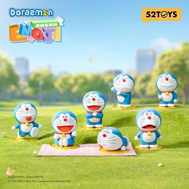 Blind Box Doraemon Emoji 52TOYS Chính Hãng, Hộp Mù Mô Hình Doraemon ...