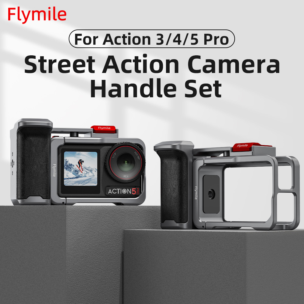 Thích hợp cho DJI Action5Pro / Action4 / Action3 Bộ điều khiển chụp ảnh đường phố Bộ kẹp máy ảnh ...