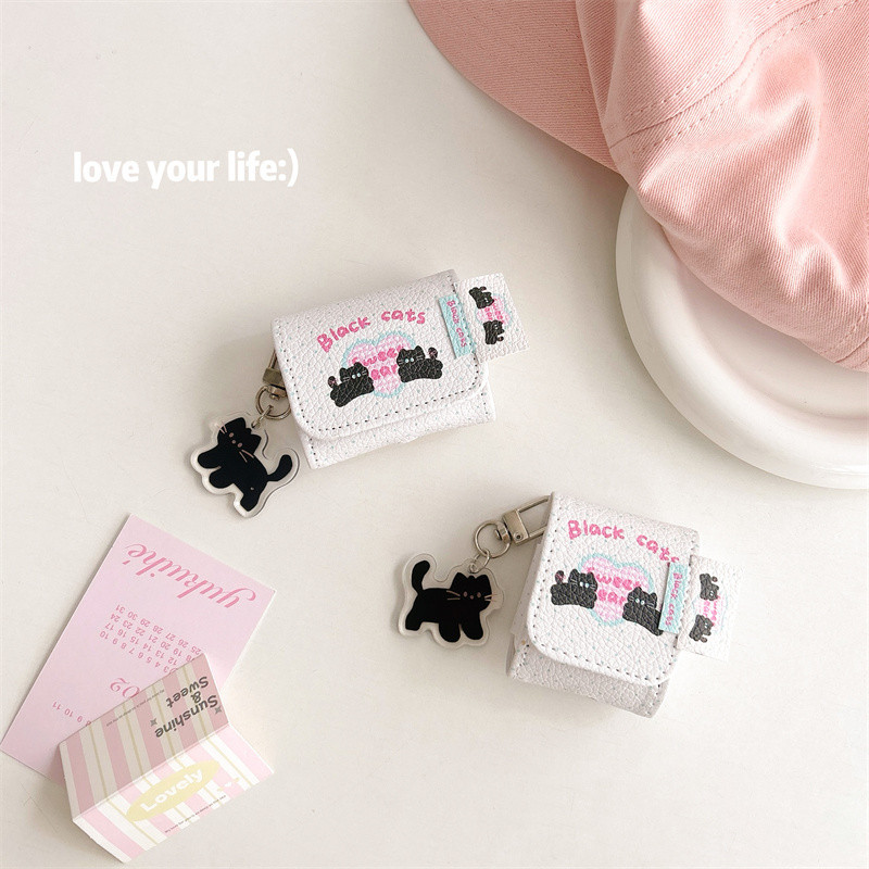 Mèo Yêu Thương Cho AirPods 1 / 2 3 Pro Pro2 Pro3 Airpod4 Bộ Tai Nghe Bluetooth Không Dây Vỏ Bảo ...