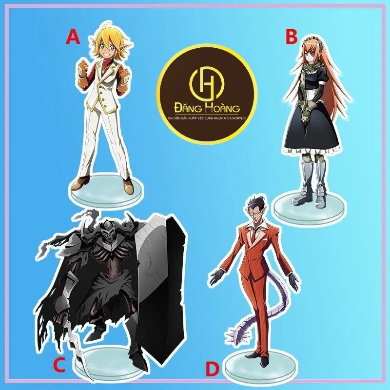 Mô hình Standee Anime Stand overlord demiurge aura bella fiora Acrylic ...