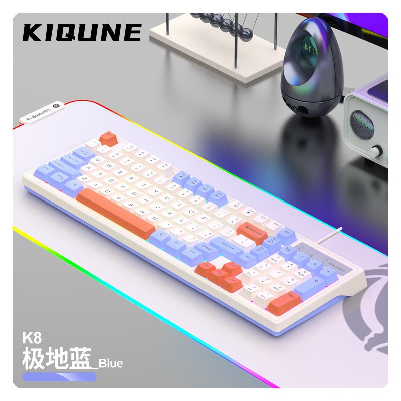 Bàn Phím Gaming Và Led KM800 Màu Cực Đẹp Dùng Văn Phòng, Chơi Game Phím Bấm Êm | Shopee Việt Nam