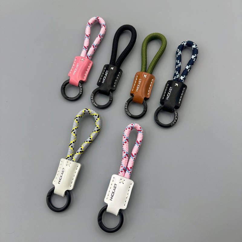 Handmade Cowhide Key Chain Simple Men's and Women's Mobile Phone ...