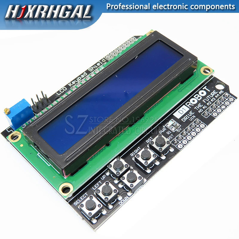 1 Chiếc Bàn Phím LCD Lá Chắn LCD1602 LCD 1602 Màn Hình Mô Đun Cho arduino ATMEGA328 ATMEGA2560 ...