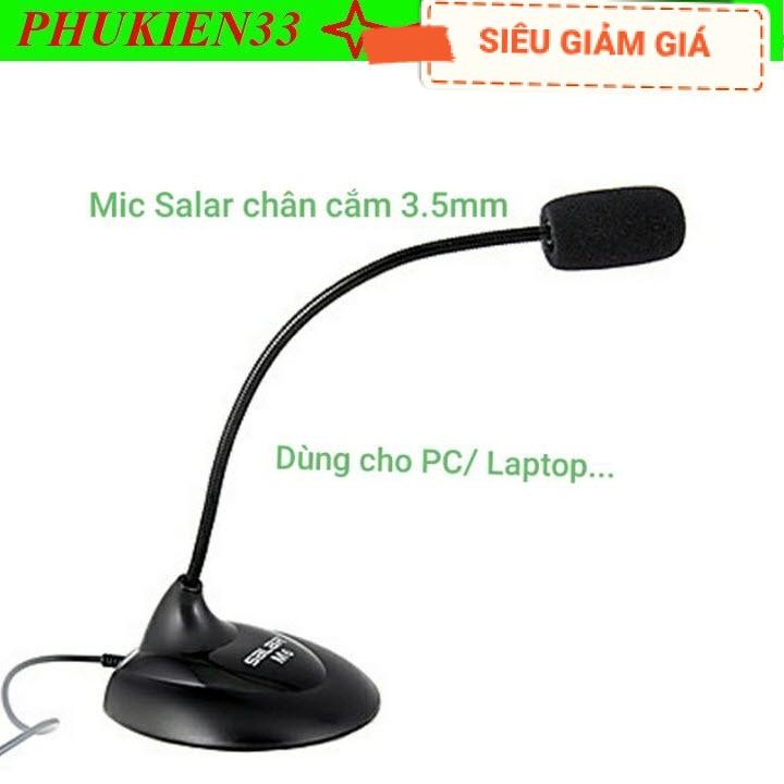 Mic Cho Máy Tính Microphone Salar M3 | Shopee Việt Nam