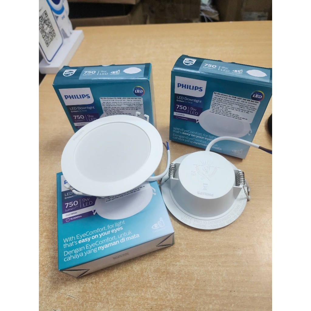 Đèn led âm trần Eridani 9W DL190B D90 Philips | Shopee Việt Nam