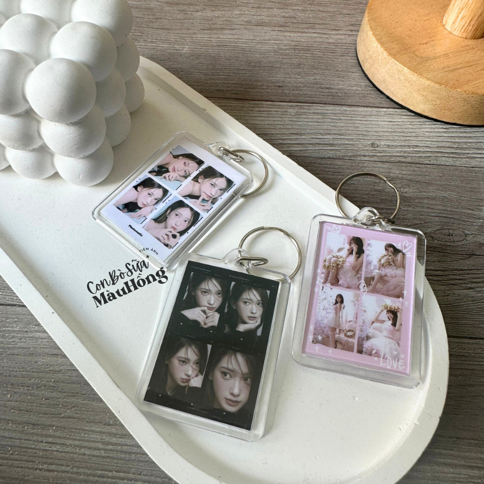 Móc Khóa Photobooth Keychain In Ảnh Theo Yêu Cầu trí decor shop ...