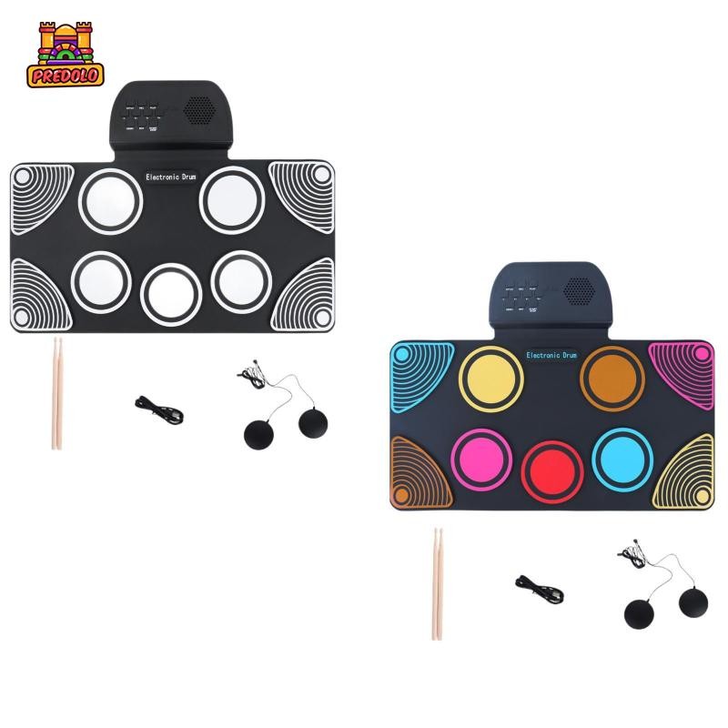 Bộ trống cuộn Bộ trống điện tử Dụng cụ đa năng nhẹ Nhạc cụ | Shopee ...