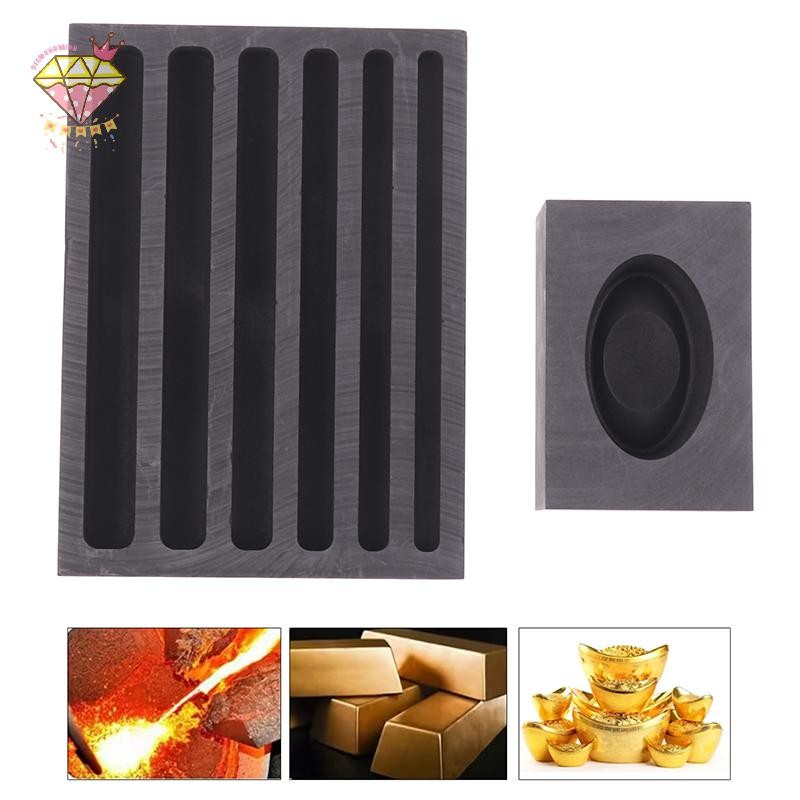 [DIAMONDWIND] Khuôn Ingo Vàng Hình Dải Than Chì Khuôn Dầu Bình Luyện ...