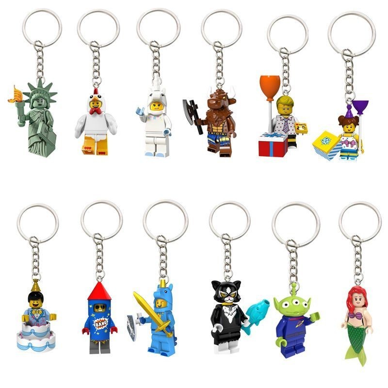May Mắn Dạ Quang Minifigure Tương Thích Lego Móc Khóa Mặt Dây Chuyền ...