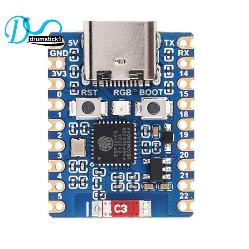 1 CÁi Esp32 C6 Zero Ban Phát Triển Wifi 6 Esp32 Mô Đun Mini Bộ Xử Lý Kép Pcb Hỗ Trợ 24ghz Wifi 