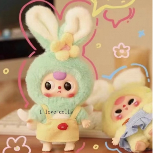 Baby three macaron bunny series Sang Trọng [Chính Hãng] Búp Bê Nhân Vật ...