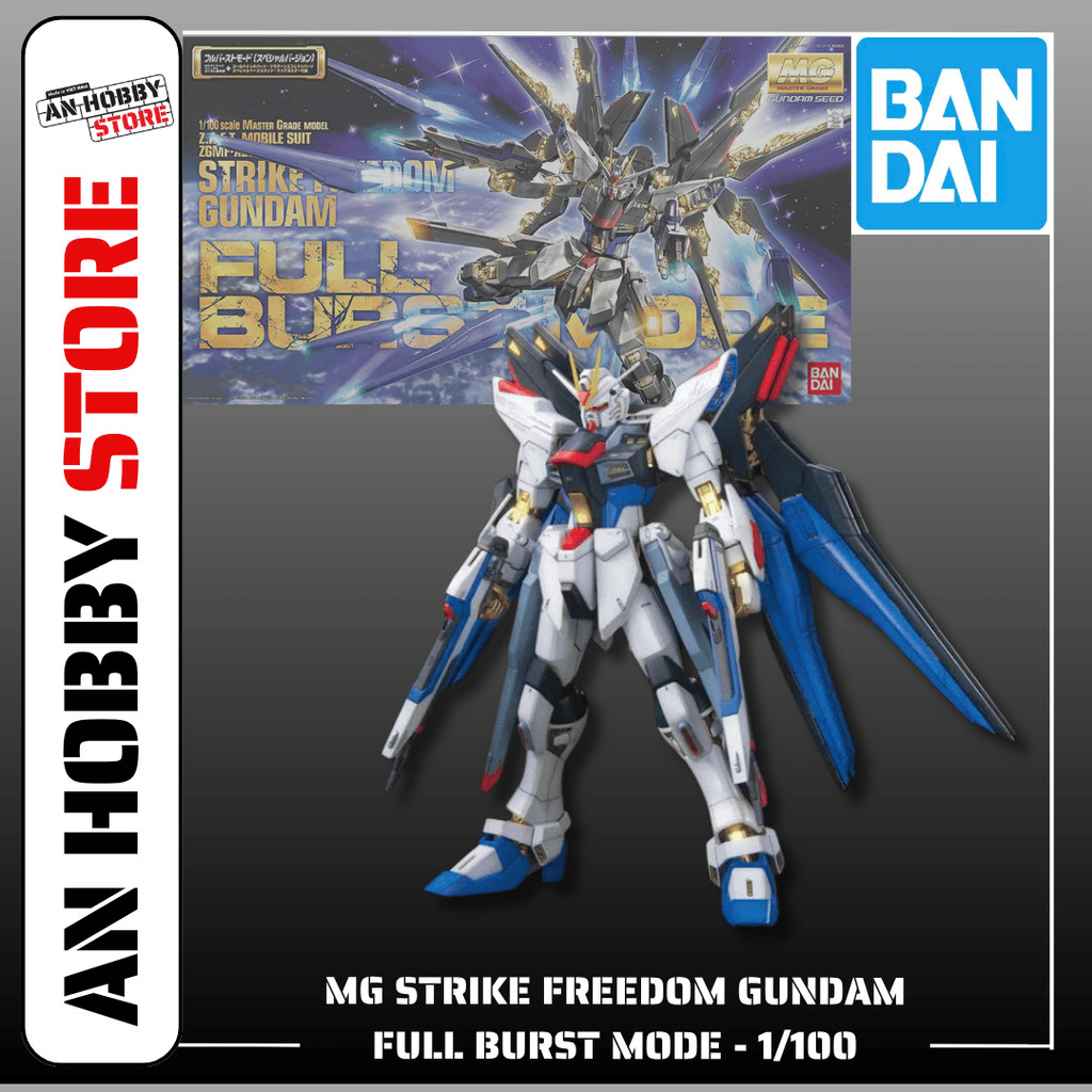 [HÀNG SẴN] BANDAI MÔ HÌNH LẮP RÁP MG 1/100 STRIKE FREEDOM GUNDAM FULL ...