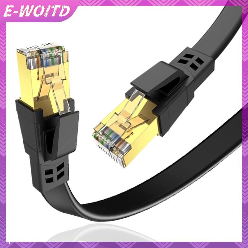Cáp mạng phẳng E-WOITD Class 8 1m 2m 3m 5m RJ45 Cáp kết nối phòng máy ...