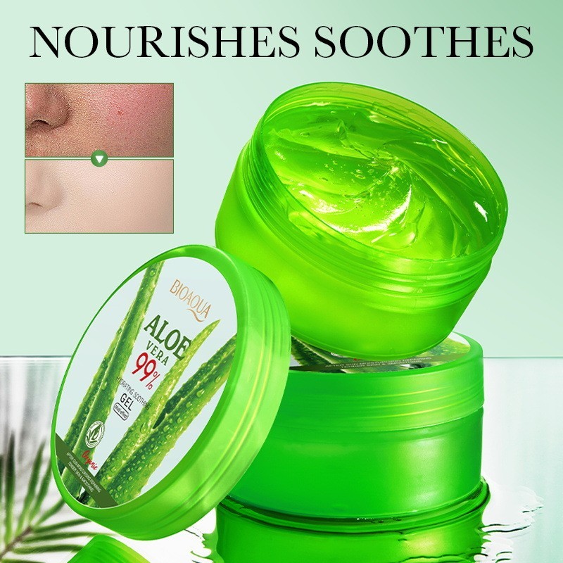Bioaoua Aloe Vera Ge để làm dịu da dưỡng ẩm và phục hồi da sau khi chăm ...