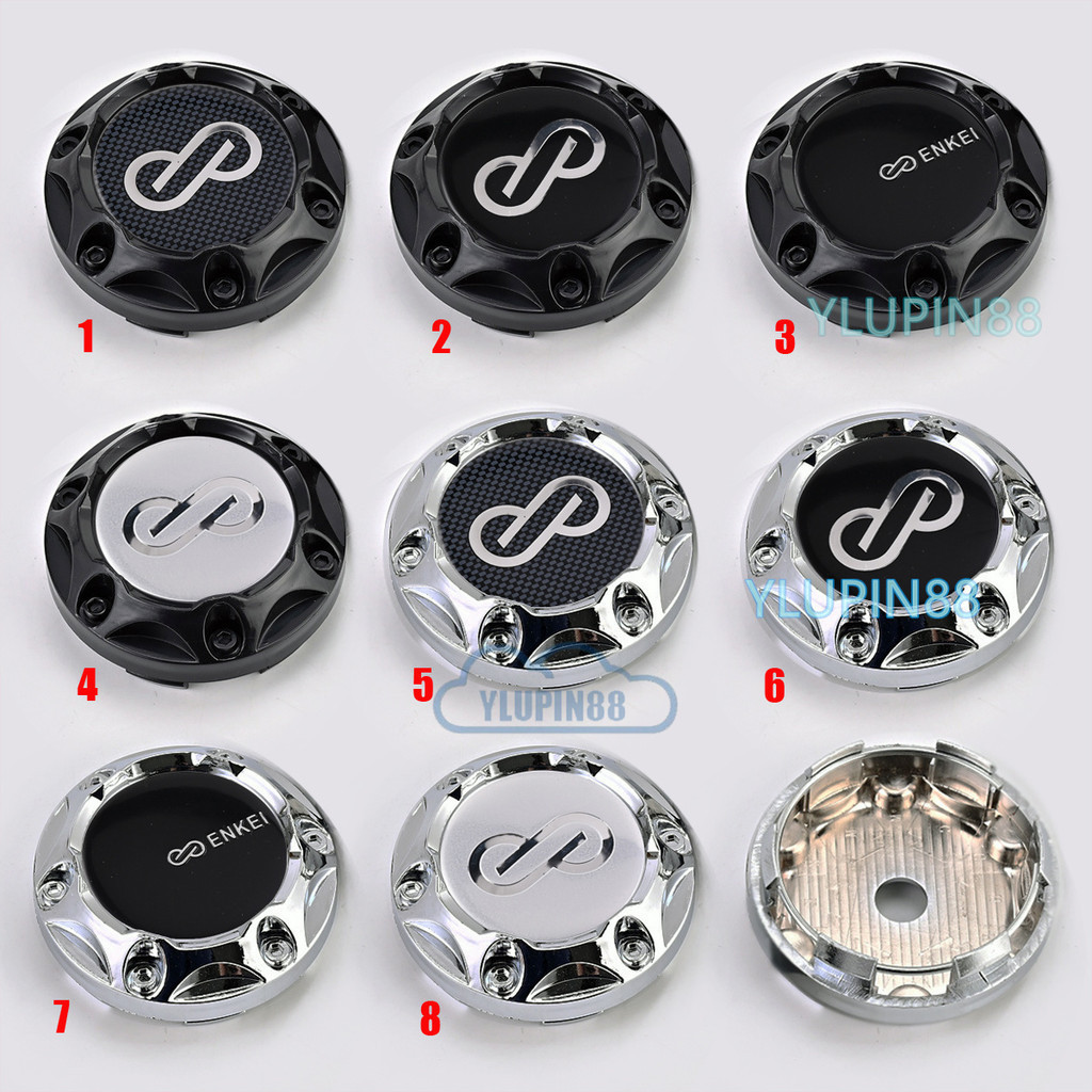 4 64mm 67mm 68mm Hubcap Kiểu dáng xe JDM Enkei Racing Wheel Center Cap ...