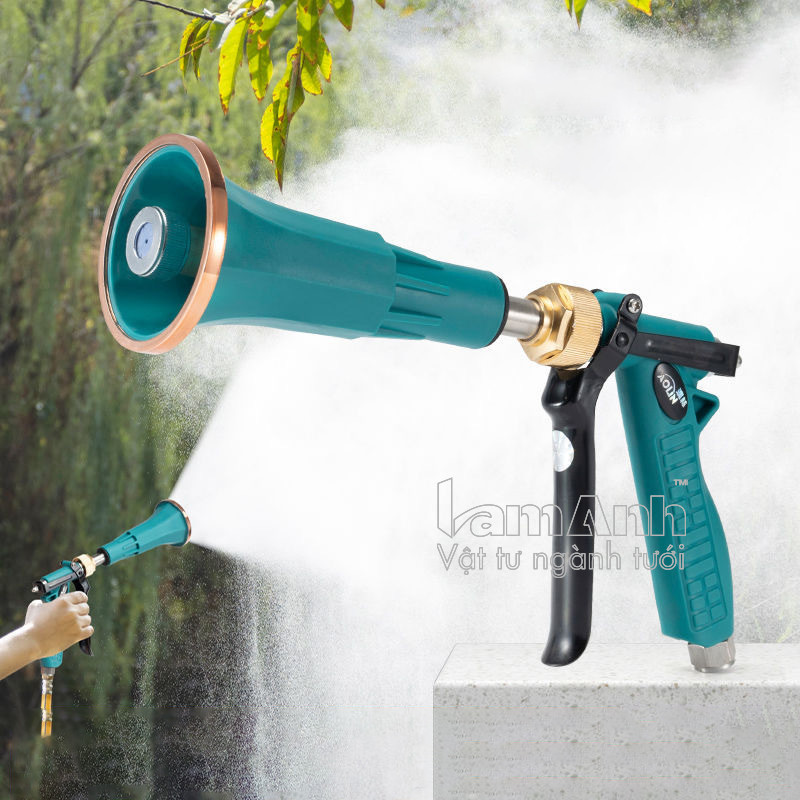 Súng phun áp lực Aolin Taiwan chính hãng loa kèn mặt sứ 1.5 li (Tặng ...