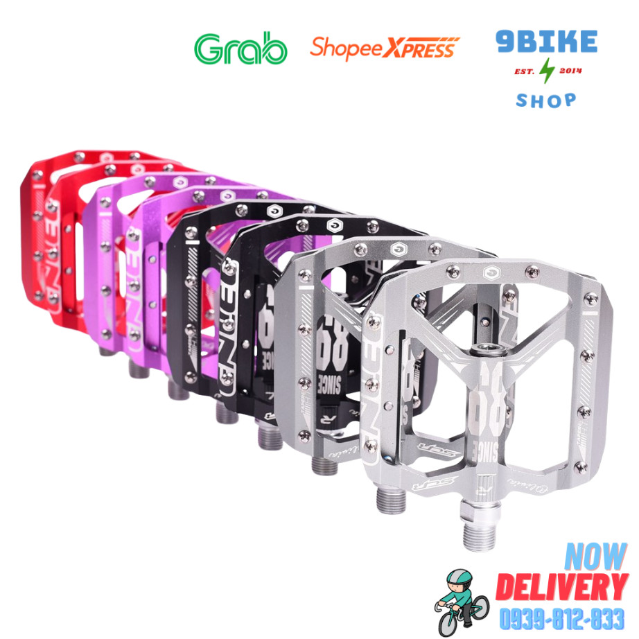 Pedal bàn đạp xe đạp thể thao leo núi touring nhôm cnc 1 bạc đạn Enlee SCN89 | Shopee Việt Nam