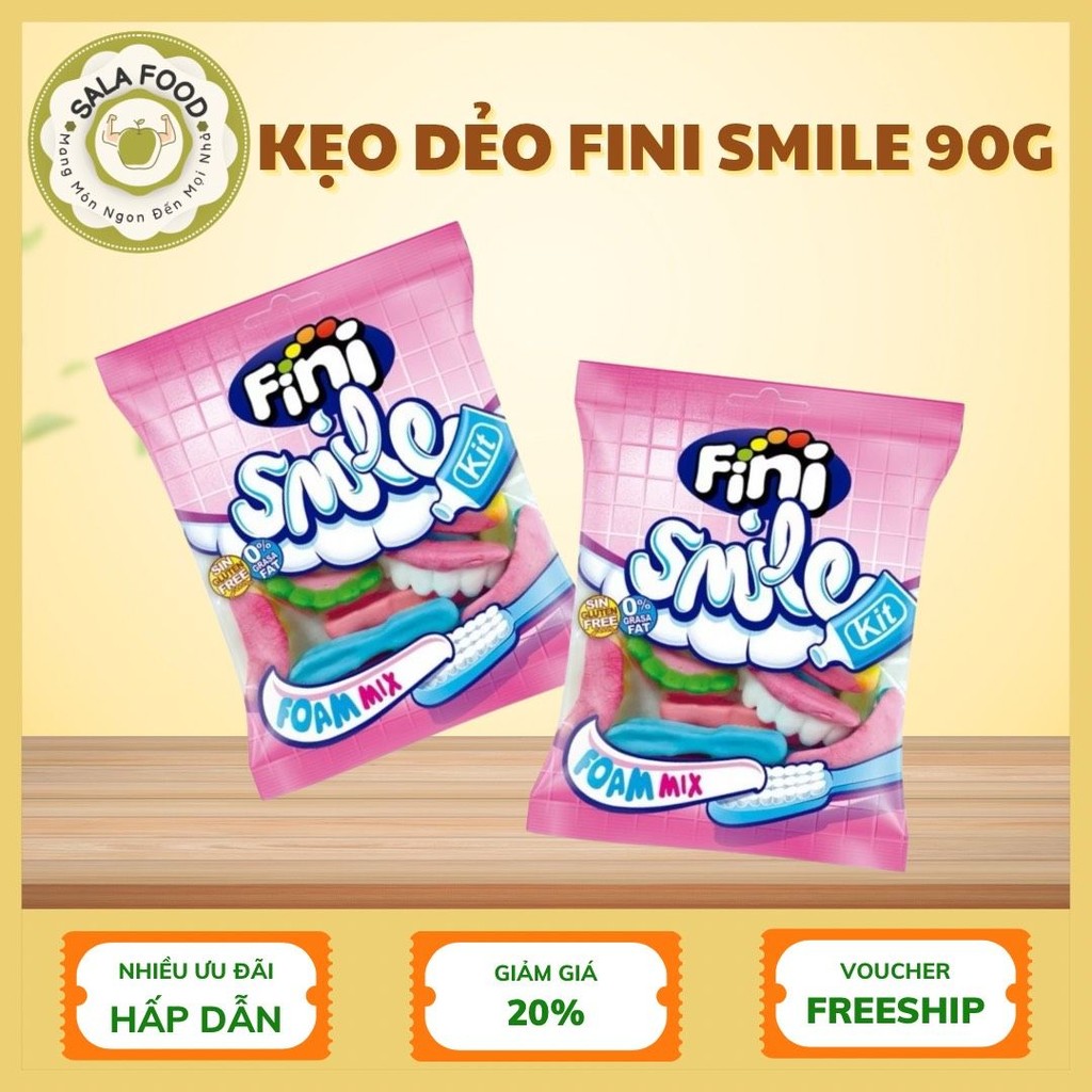 Kẹo Fini Smile 90g - Nhập Khẩu Tây Ban Nha [Date 2025] | Shopee Việt Nam