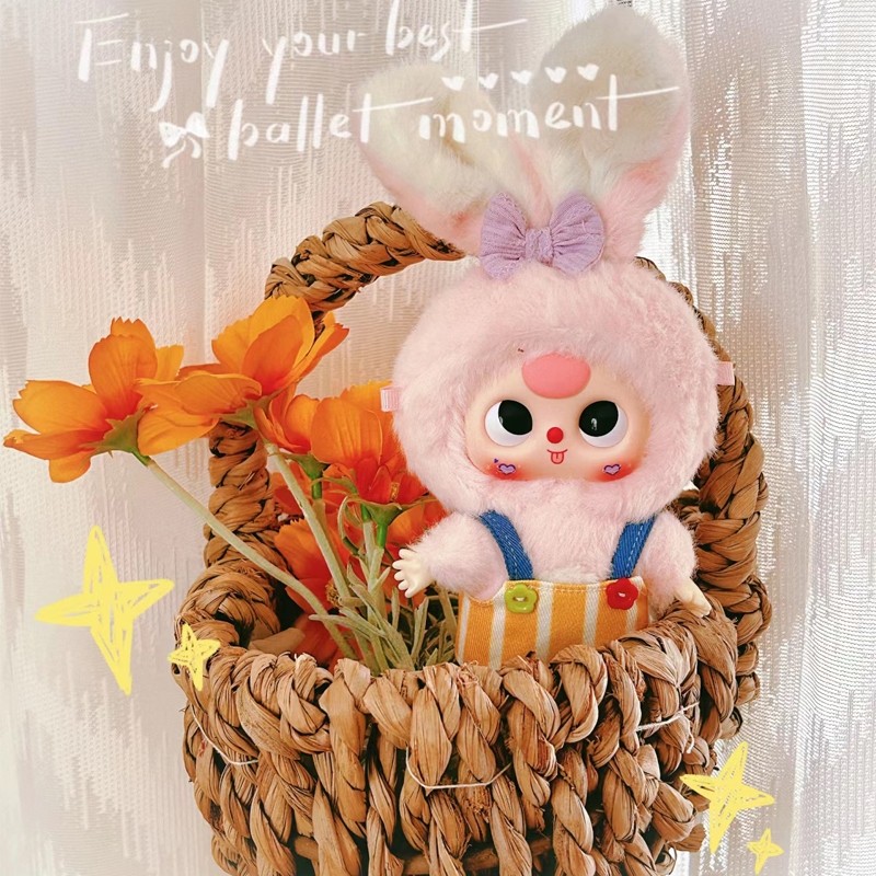 Baby Three Macaroon Bunny Series Vinyl Face Blind Box Plush | Shopee ...