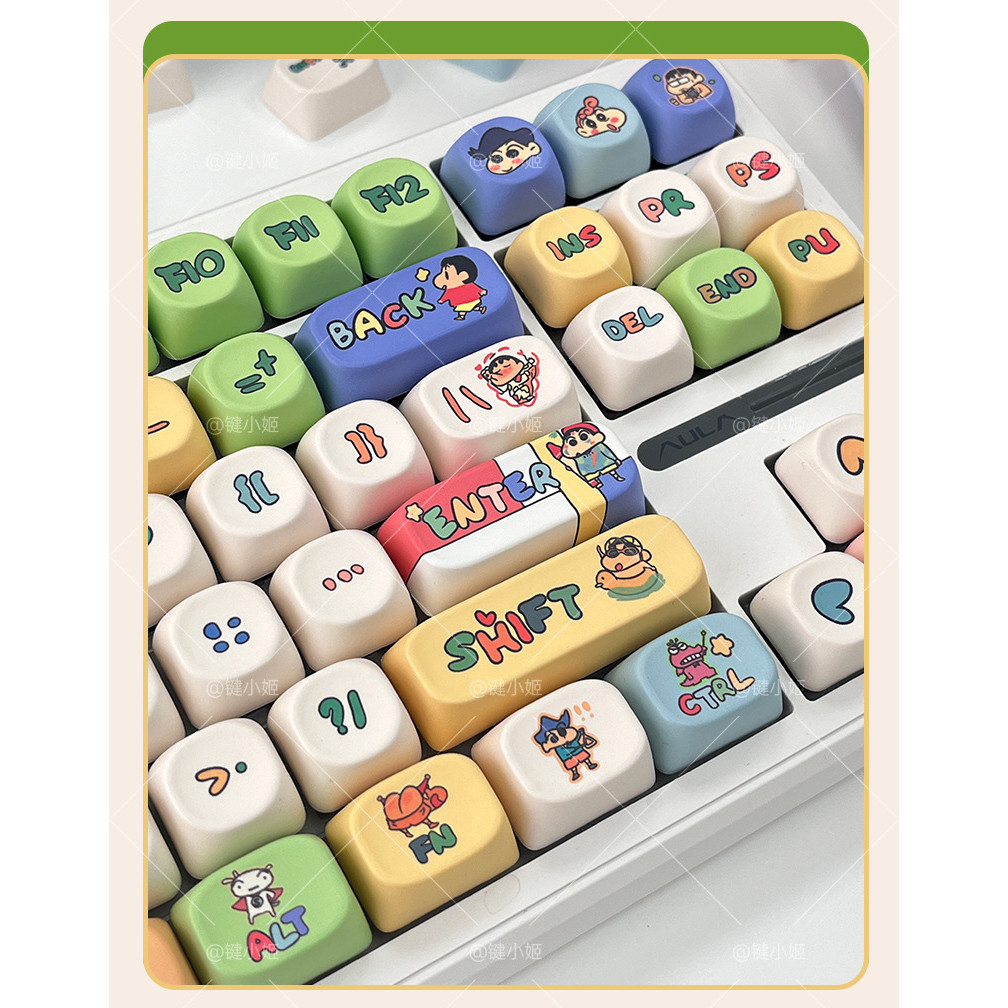 JIASHI Keycaps theo chủ đề Crayon Shin-chan thăng hoa nhiệt năm mặt ...