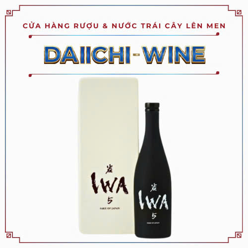 Nước uống rượu sake Nhật Bản Iwa 5 Essemblage 3 Junmai Daiginjo 720ml/15% có hộp | Shopee Việt Nam