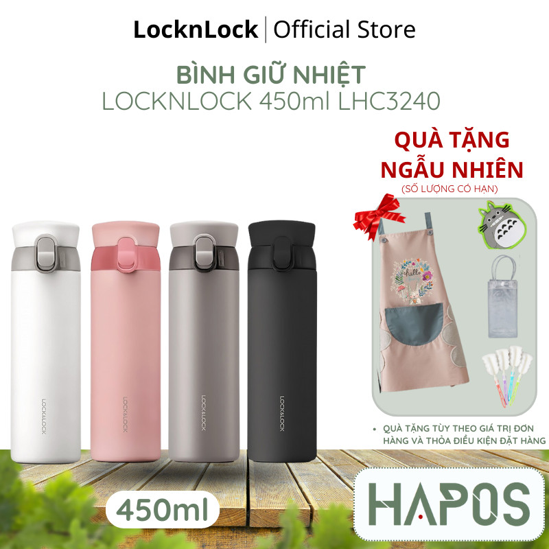 Bình giữ nhiệt Wannabe One Touch 450ml - 4 màu, nắp bật 1 chạm Chính ...
