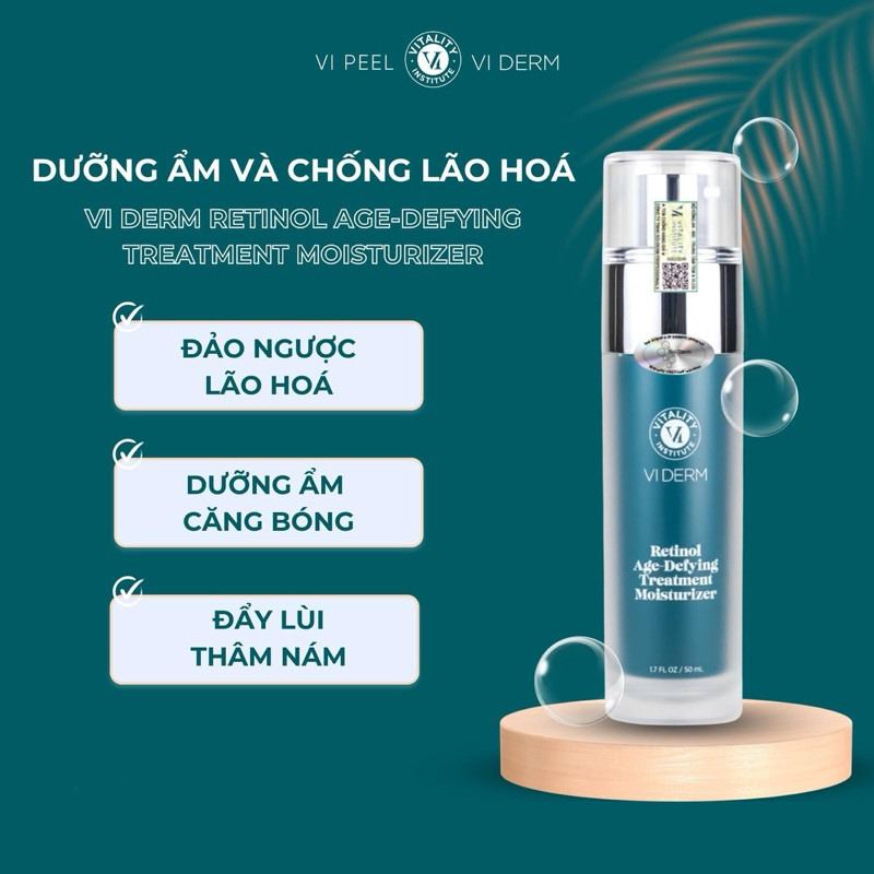 Kem chống lão hoá Viderm Retinol Age-Defying Moisturizer Vi Derm ...