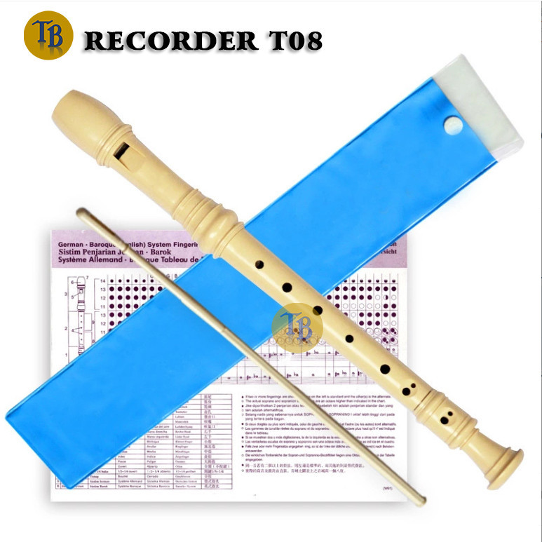 Sáo Recorder 8 lỗ tone Đô (C5) dành cho học sinh, dụng cụ giáo dục Sáo ...