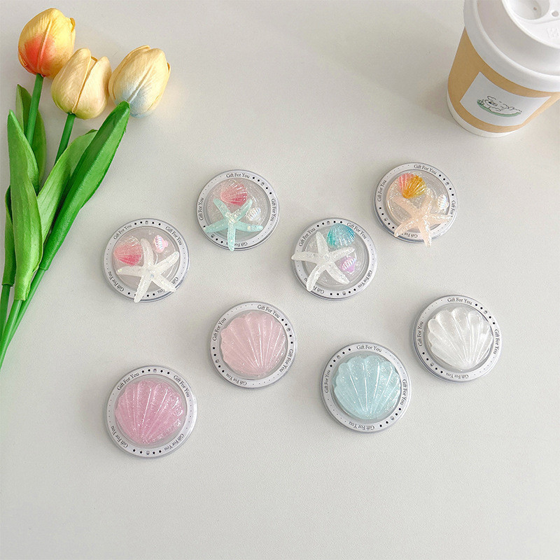 Giá đỡ điện thoại từ tính hình tròn Sea Shell cho vỏ Magsafe và IPhone ...