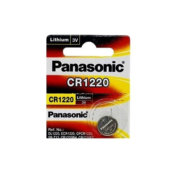 Pin CR1220 Panasonic lithium 3V vỉ 1 viên chính hãng | Shopee Việt Nam
