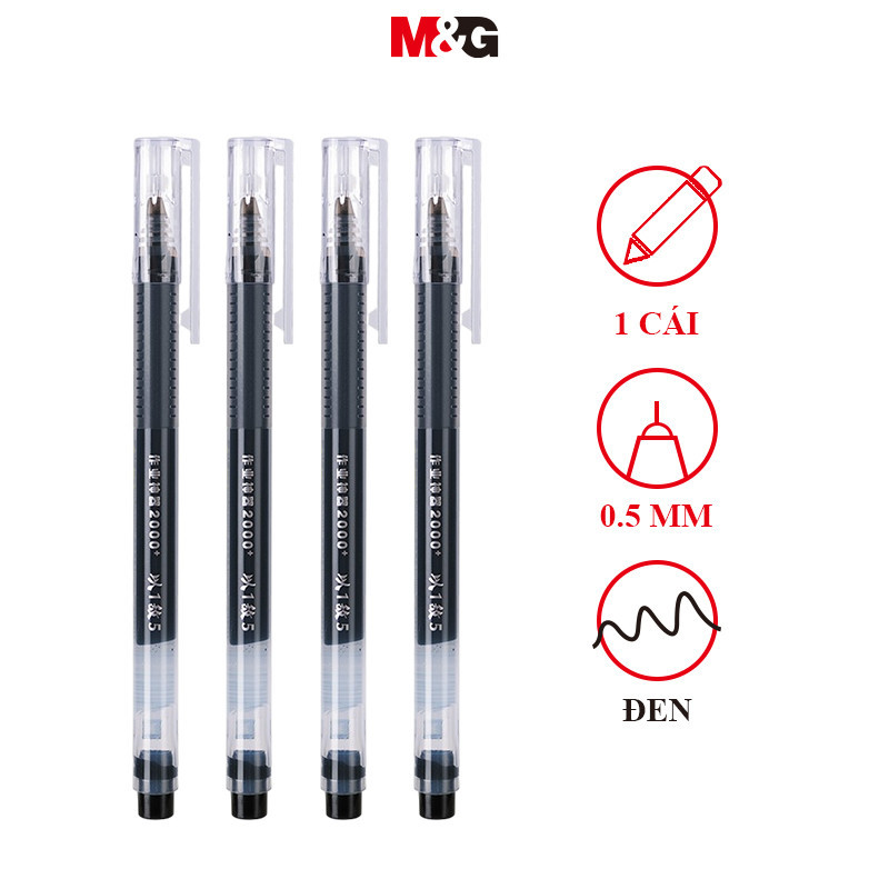 M&G Gel Đen Bút Full Kim Uncap Pen Xanh Đỏ 1PC Mịn Wrting Văn Phòng Chữ ...