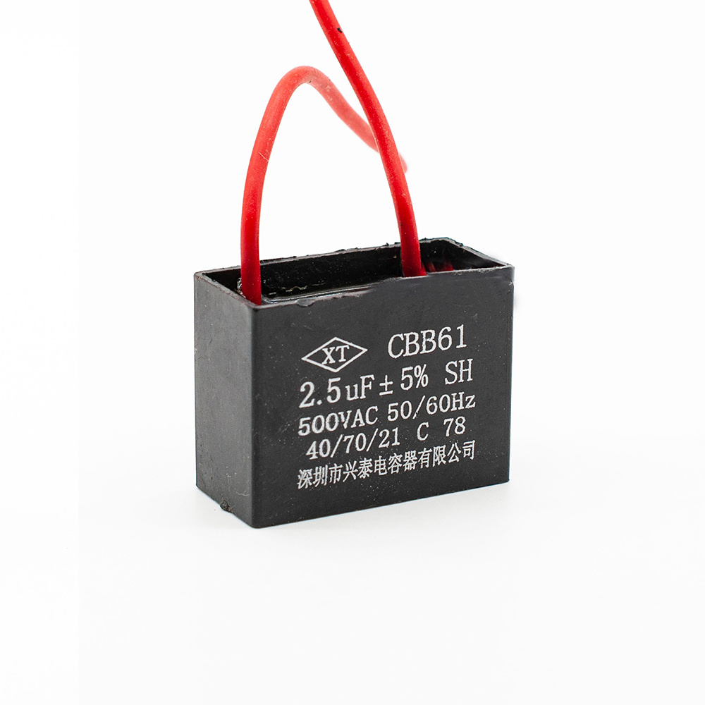 Quạt trần đầu cuối 500V 2.5UF CBB61 Động cơ chạy Tụ điện hình chữ nhật | Shopee Việt Nam