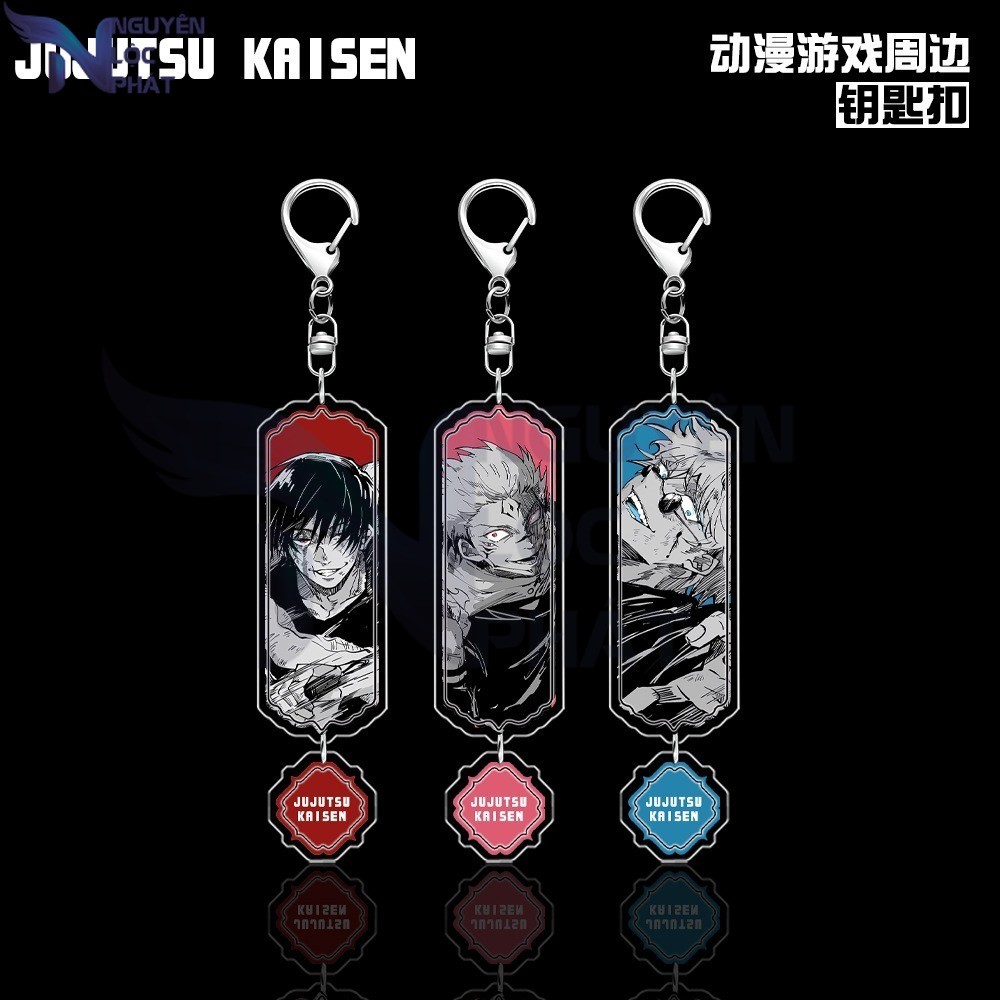 Anime Jujutsu Kaisen Gojo Satoru Fushiguro Megumi Mặt Dây Chuyền Hình ...