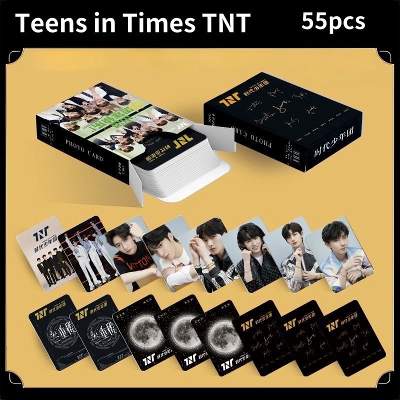 50-55pcs TNT Hologram Laser Lomo Cards ‌Zhang Zhenyuan Yan Haoxiang He ...