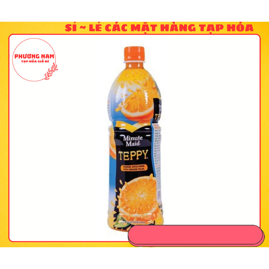 Nước cam có tép Teppy Minute Maid 1L | Shopee Việt Nam