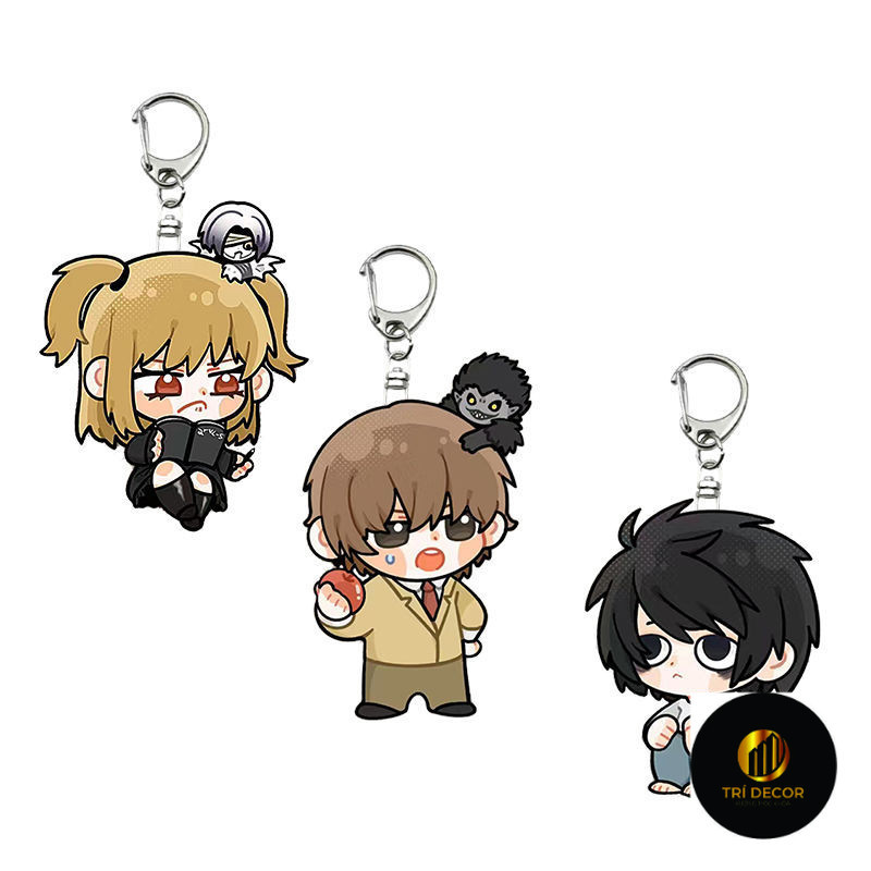 Death Note KeyChain Nam Anime Móc Chìa Khóa Nữ Acrylic Xe Cosplay Nhật ...