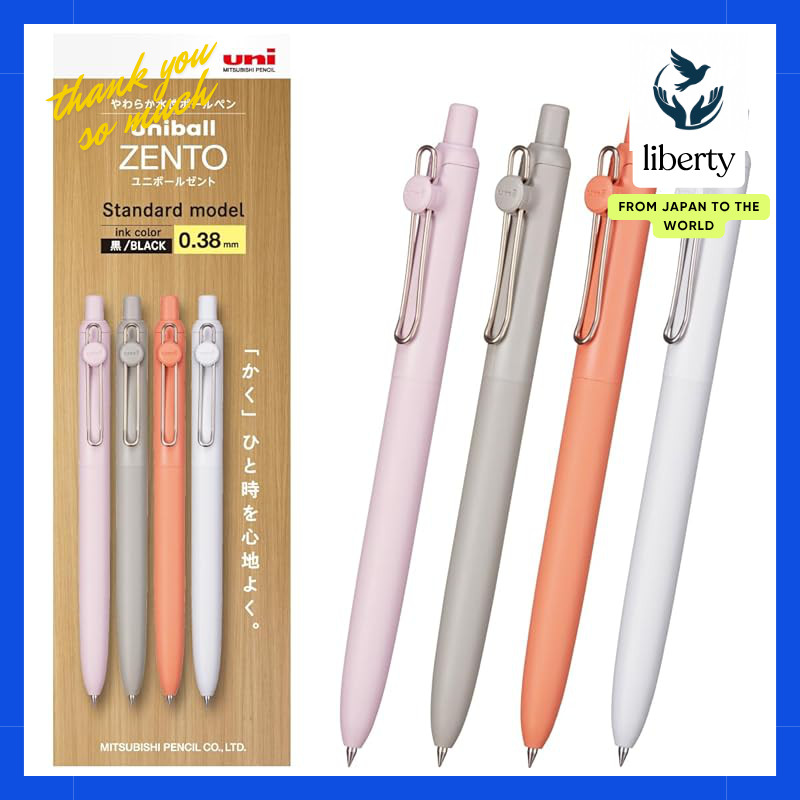 Mitsubishi Pencil uniball ZENTO Water-Based Ballpoint Pen Set | Shopee ...