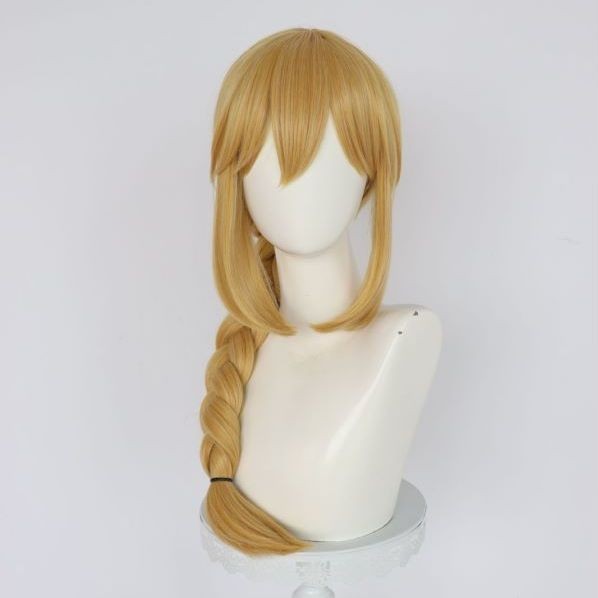 Applejack Cospaly Wig My Little Pony Tóc tổng hợp chịu nhiệt màu vàng ...