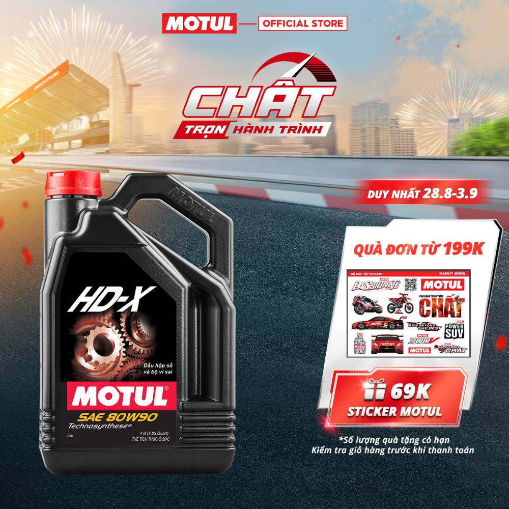 Dầu hợp số sàn xe ô tô MOTUL HDX 80W90 4L | Shopee Việt Nam