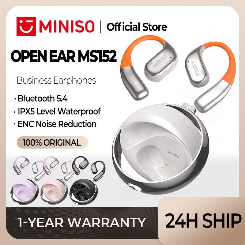 MINISO MS152 Tai nghe Bluetooth chơi game Tai nghe Bluetooth 5.4 có Mic ...