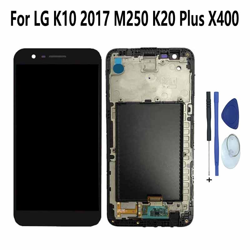 Bộ phận lắp ráp màn hình cảm ứng số hóa màn hình LCD cho LG K10 2017 ...