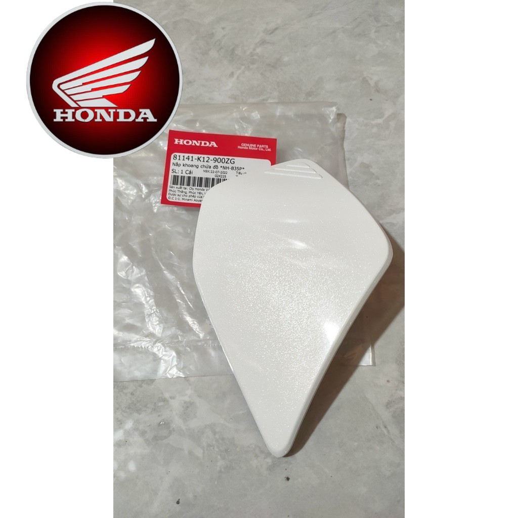 Nắp chứa đồ màu trắng *NH-B35P* Lead 125 2013-2015 ( 81141K12900ZG ...