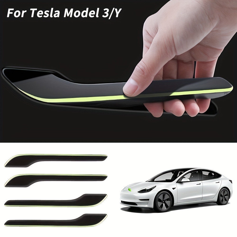 Vỏ tay nắm cửa phát sáng Thích hợp cho Tesla Model 3 Y, Tay nắm cửa ...