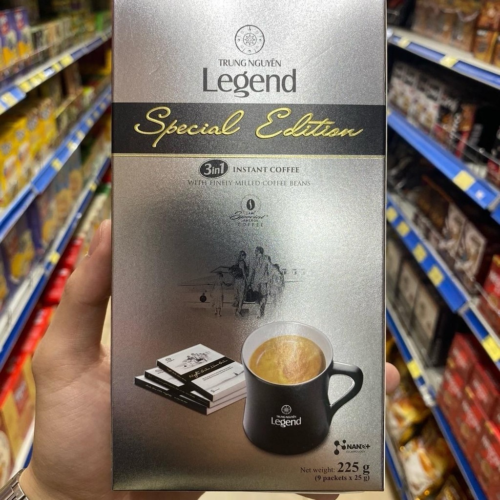 Cà phê Legend Special edition 225g 9 gói 25g Black Sesame cà phê hòa ...