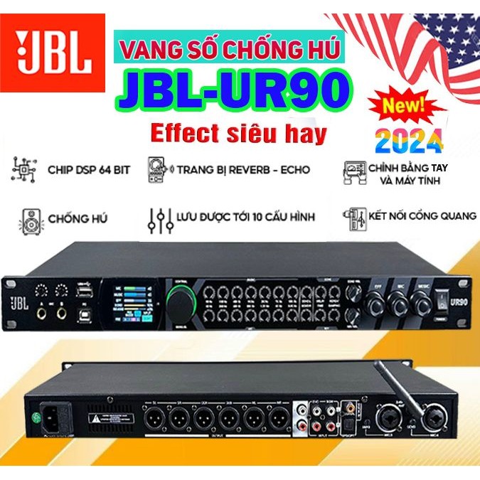 Vang số JBL UR90 Chống Hú Rít Feedback, Chip Digital SPD 64 Bit Hiệu ...
