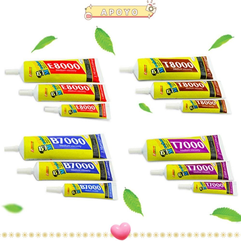 Keo dán viền sửa chữa APOYO, Keo dán đa năng T8000 B7000 E8000 T7000 ...