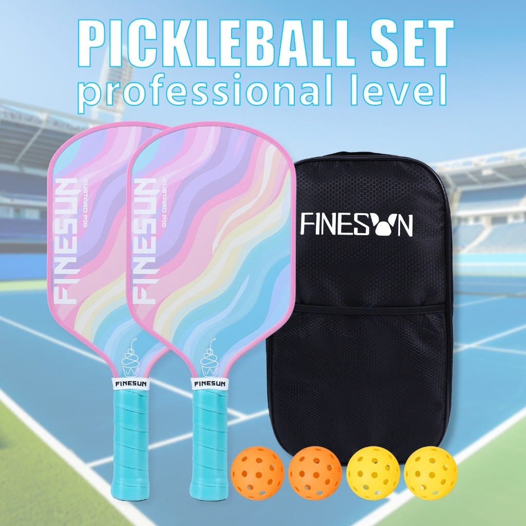 Vợt Pickleball tay cầm thoải mái bằng sợi thủy tinh để huấn luyện hàng hóa thể thao dành cho phụ ...