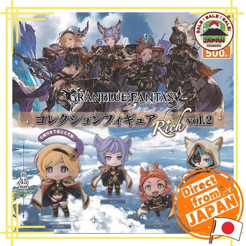 Granblue Fantasy Collection Figure RICH vol.2, total 4 pieces, gacha | Shopee Việt Nam