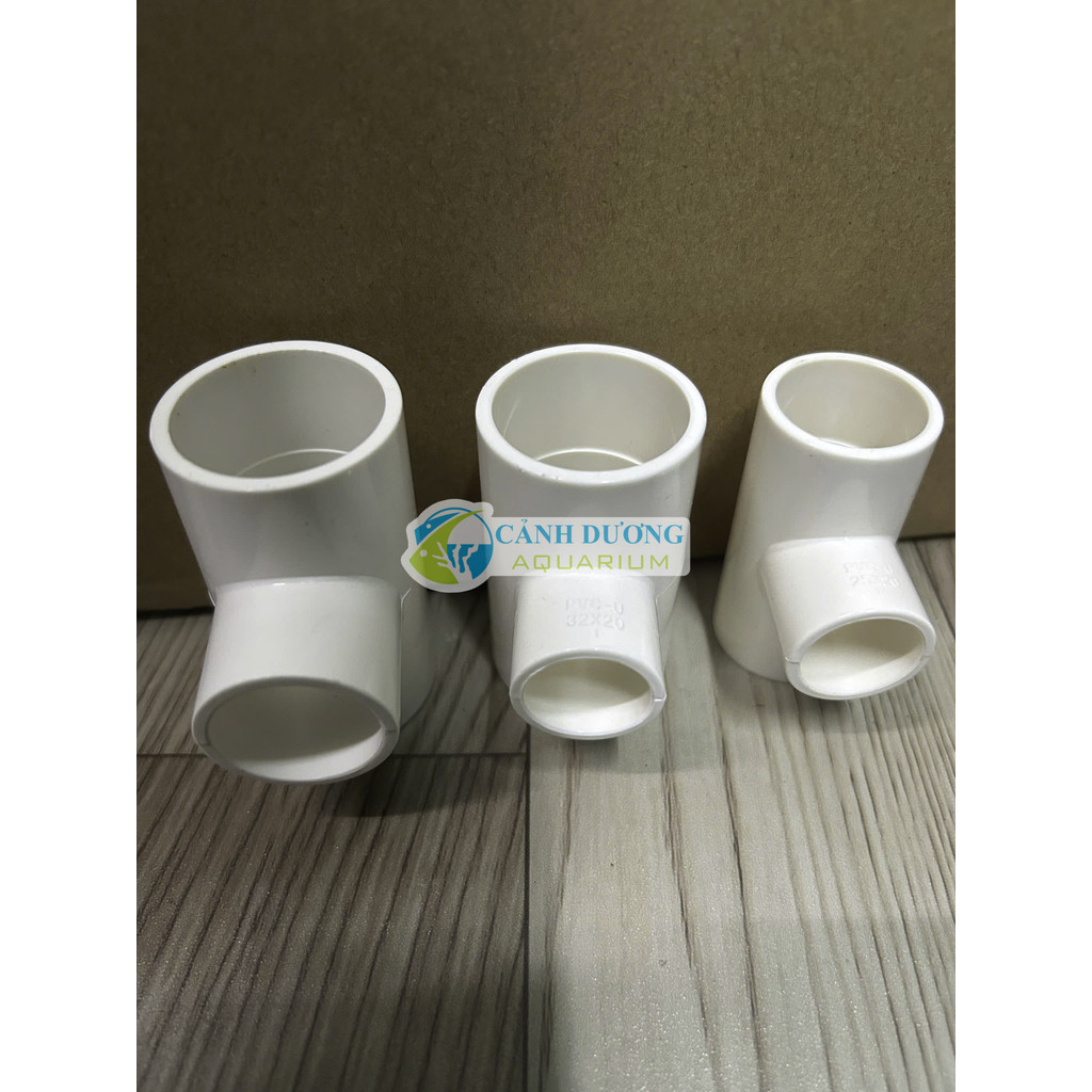 Tê giảm chia 3 U-PVC Phi 32-25 32-20 25-20 chuyên dùng cho hồ cá ...
